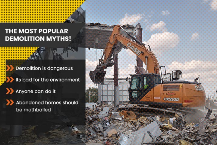 The Most Popular Demolition Myths - Wreck-It Demolition - Commercial ...